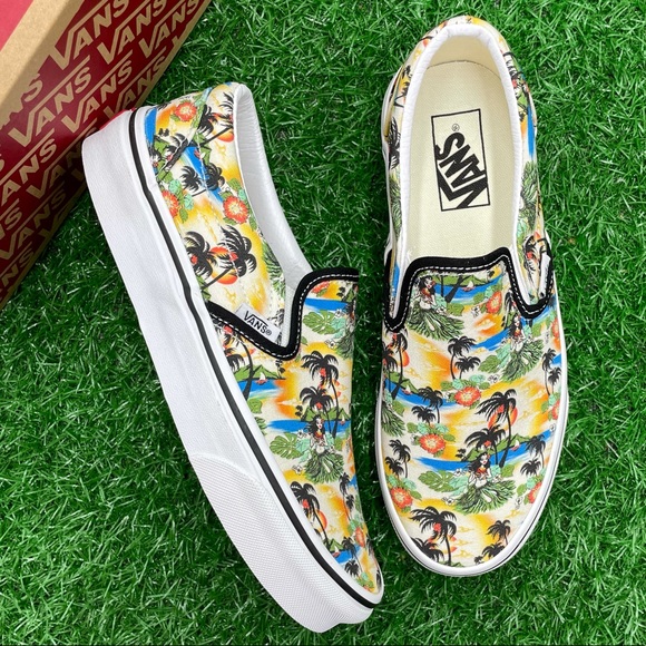 Vans | Shoes | Vans Classic Slip On Aloha | Poshmark